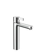 hansgrohe Metris S 31161000 Single lever basin mixer with push-open ...