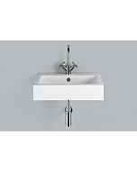 Alape Evier de vidage AG.CONTRA505 1300000000 50,5 x 33 cm, blanc, sans ...