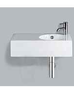 Alape Evier de vidage AG.CONTRA505 1300000000 50,5 x 33 cm, blanc, sans ...