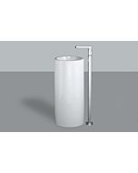 Alape Evier de vidage AG.CONTRA505 1300000000 50,5 x 33 cm, blanc, sans ...