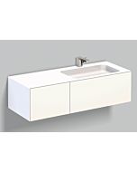 Alape Folio washing station 5157514000 1254x500mm, white, without tap ...