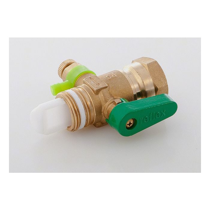 Reflex Durchströmungsarmatur Flowjet 3/4" 9116799 mit Entleerung, für ...