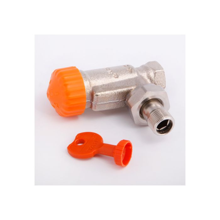 Heimeier Thermostatic valve body 3911-01.000 corner, DN 10, with ...