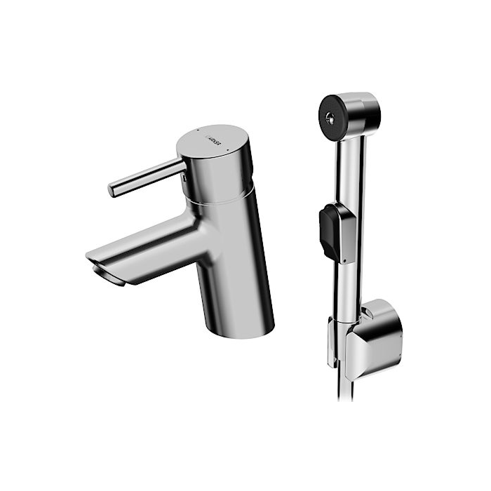 Hansa faucet Hansavantis Style chrome, with hand shower, without waste set