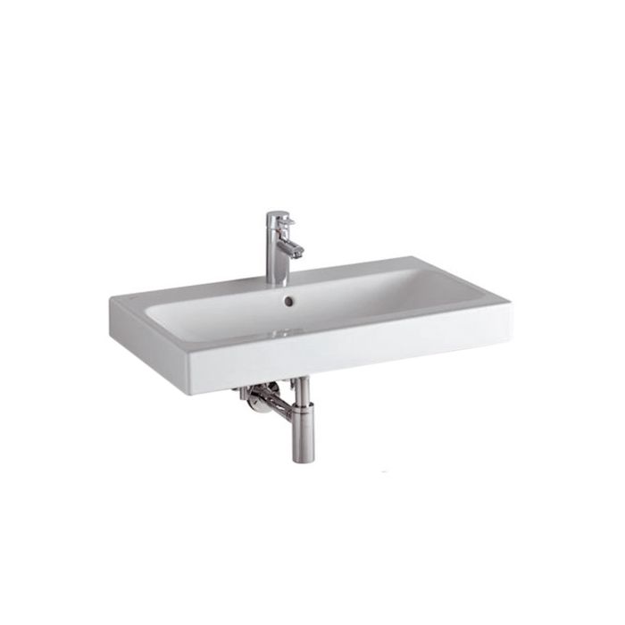 Geberit iCon Waschtisch 124075000 75 x 48,5 cm, weiss, mit Hahnloch und ...