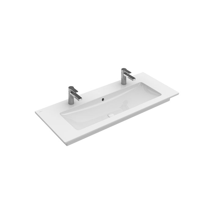 Villeroy & Boch Vanity washbasin Venticello 4104CKR1 1200 x 500 mm ...