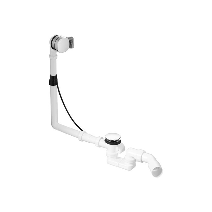 Duravit waste / overflow set 790294000001 Quadroval, chrome, with bath ...