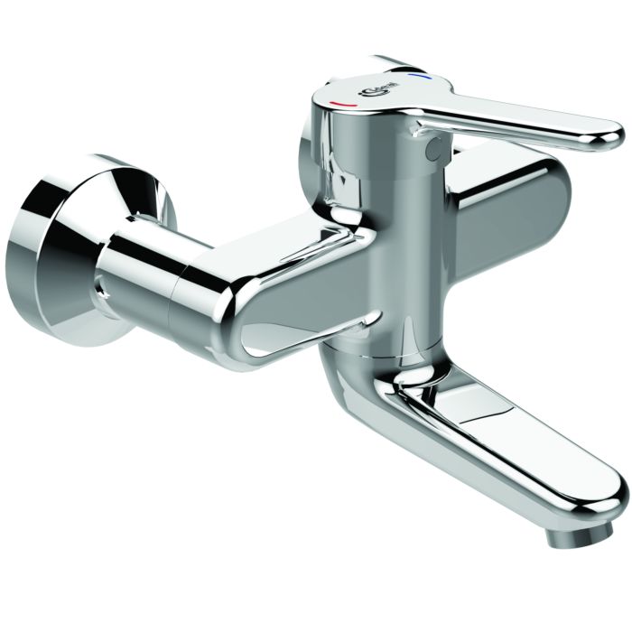 Ideal Standard CeraPlus 2 wall-mounted basin mixer BC110AA, chrome ...