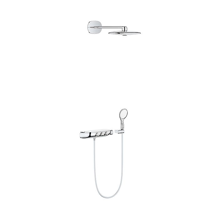 Grohe SmartControl 360 Duo shower system 26443000 chrome, surface ...