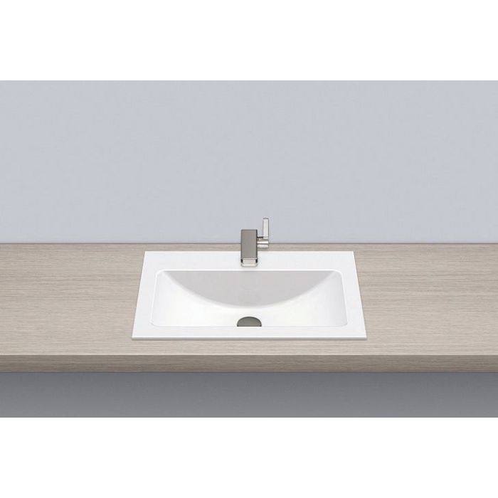Alape EB built-in washbasin 2202100000 585 x 405 mm, with tap hole ...
