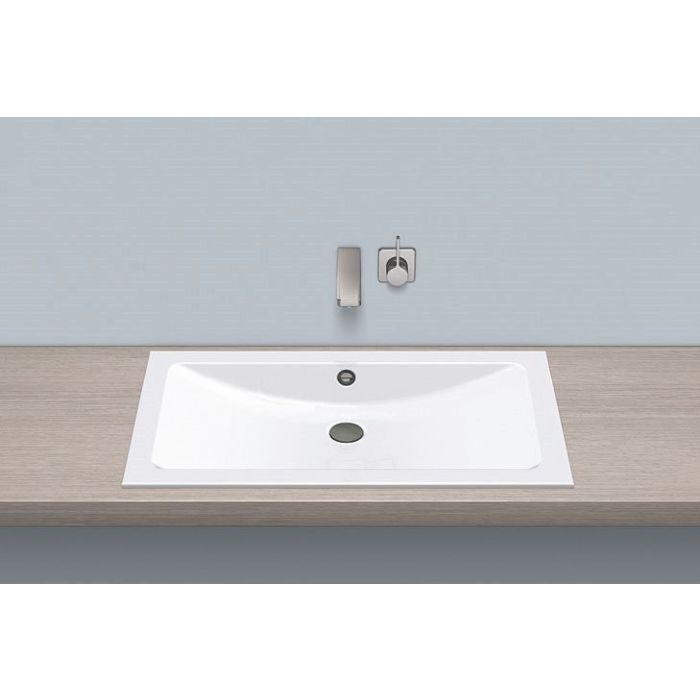Alape EB built-in basin 2203200000 80x45cm, white, without tap hole ...