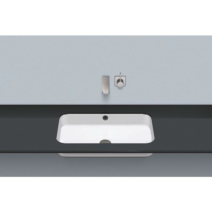 Alape Ub. Unterbaubecken 2255700000 60,9x35,9cm, blanc , sans trou pour ...
