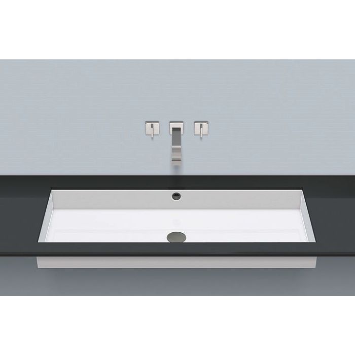 Alape Ub. Unterbaubecken 3228701000 100,4x37,9cm, blanc , sans trou ...