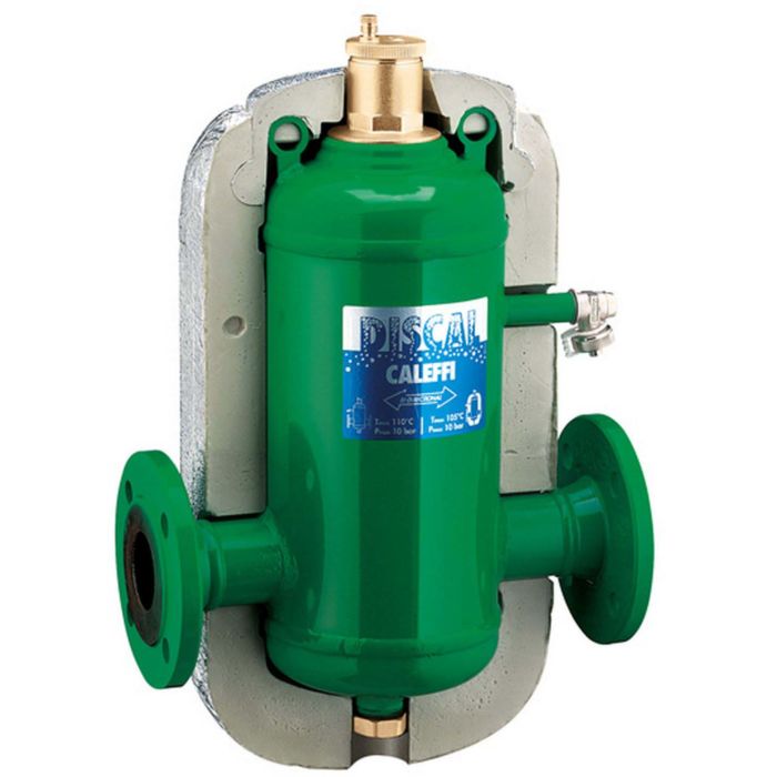 Caleffi Discal microbubble separator 551062 DN 65, steel housing ...