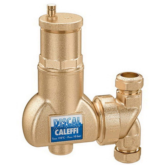 Caleffi Discal microbubble separator 551702 Ø 22mm compression fitting ...