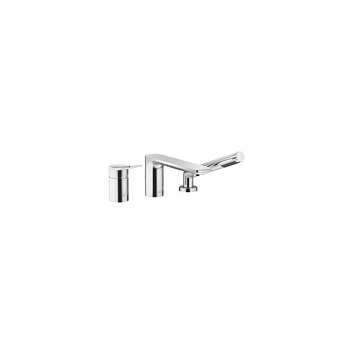 Dornbracht Lissè three-hole bath mixer 27412845-00 Bath rim / tile rim ...