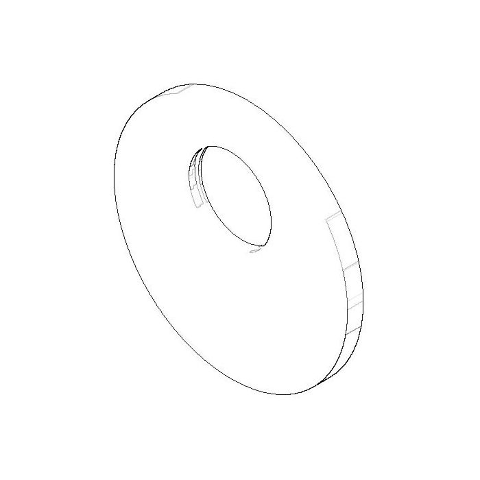 Dornbracht Platte UP-BRB chrom 091102069-00 091102069 D. 150 x 10 mm chrom