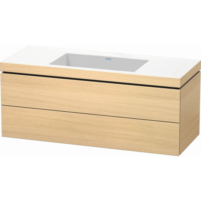 Duravit L-Cube vanity unit LC6929N7171 120 x 48 cm, without tap hole ...