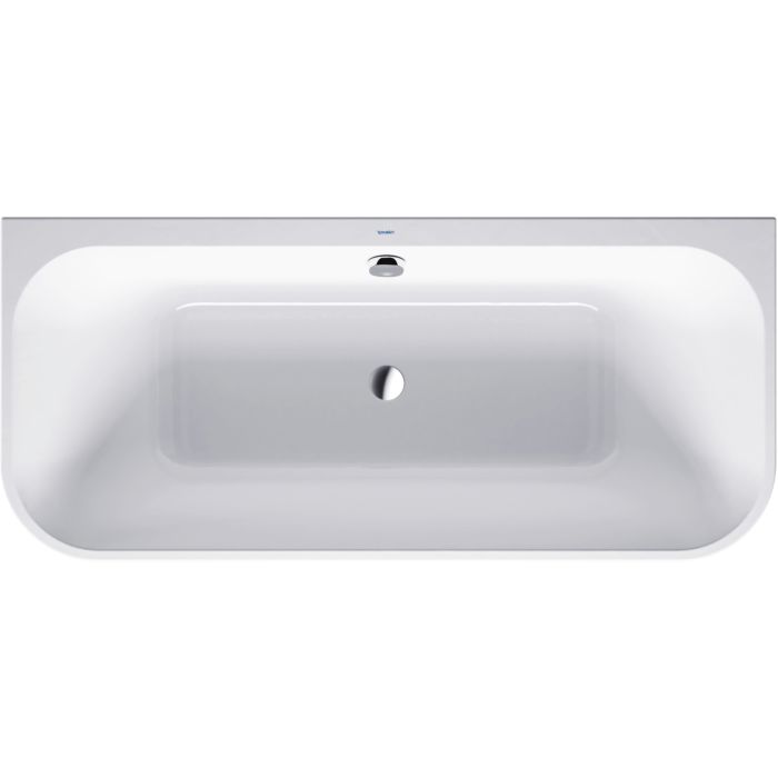 Duravit bathtub Happy D.2 700318000000000 180 x 80 cm, white, back-to ...
