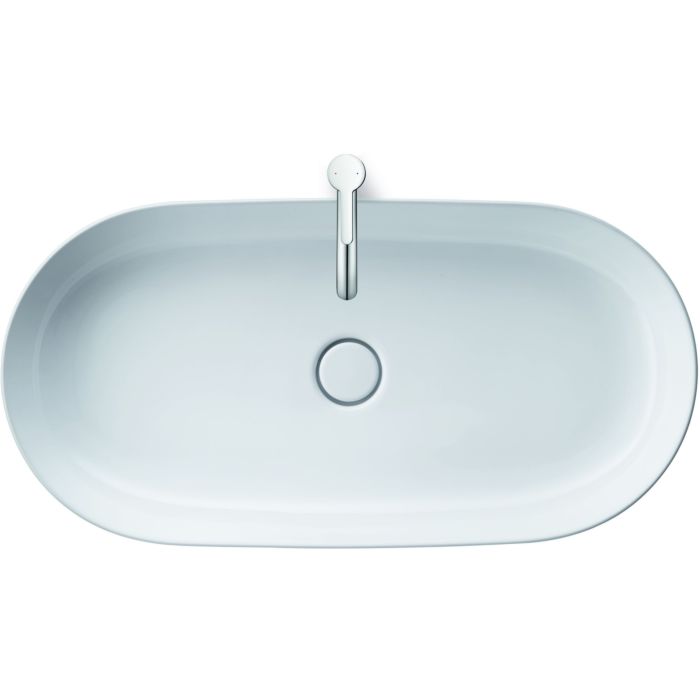 Duravit Luv Aufsatzwaschtisch 0379800000 weiss, 80x40cm, geschliffen