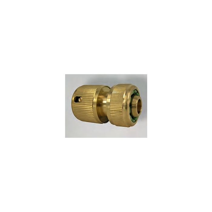 Fukana hose connector with water stop 33041 2000 /2", for Gardena, brass