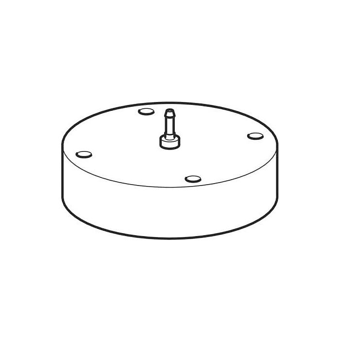 Geberit housing, for floor button for 240046001 electronic flush actuation