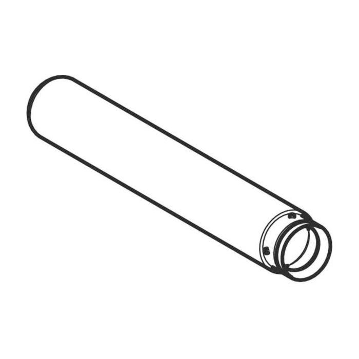Geberit outlet pipe with O-ring d 40 241409211 for WT siphon, chrome-plated