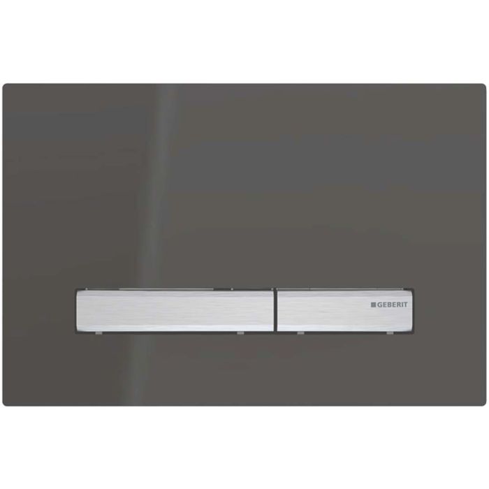 Geberit Sigma50 Betätigungsplatte 115788DW2 tiefschwarz RAL9005 , für 2 ...
