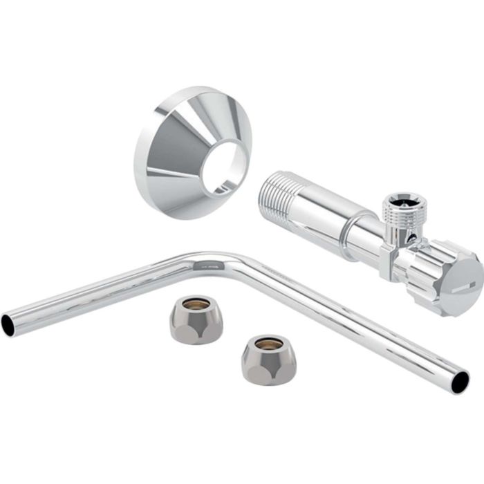 Geberit water connection set on the side 3/8 "243743211 high-gloss ...