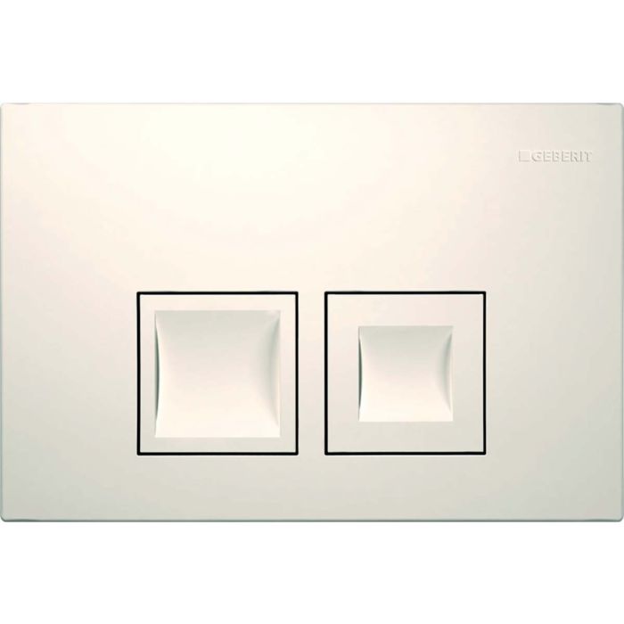 Geberit Delta 35 Betätigungsplatte 115135115 weiß-alpin, für 2-Mengen ...