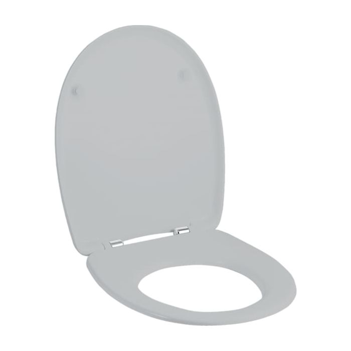 Geberit WC-Sitz 573065010 manhattan, mit Deckel, Scharniere verchromt ...
