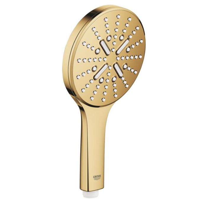 Grohe Rainshower Handbrause 26574GL0 cool sunrise, 3 Strahlarten, Duschkopf