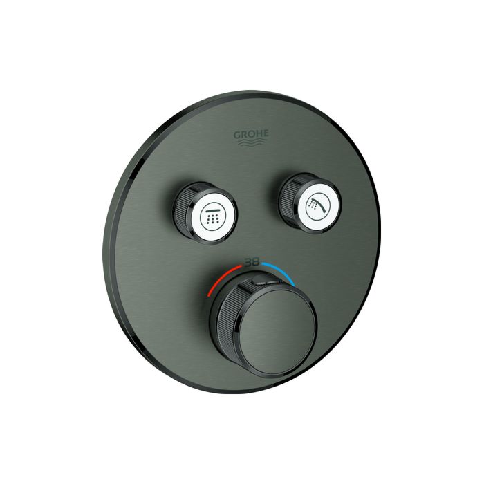 Grohe Smartcontrol thermostat de douche 29119AL0, graphite dur brossé ...
