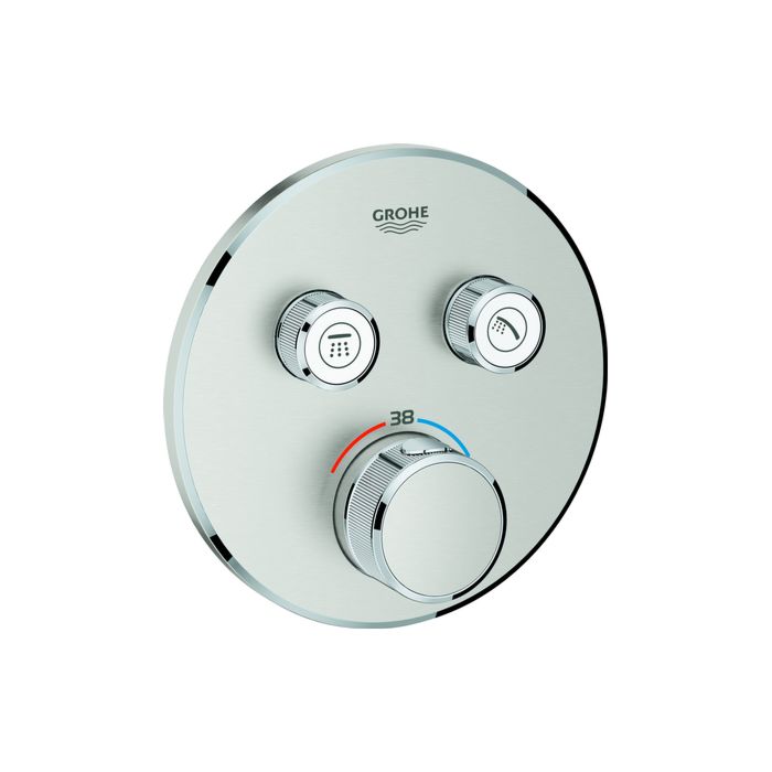 Grohe Grohtherm Smartcontrol Brausethermostat 29119DC0, supersteel, 2 ...