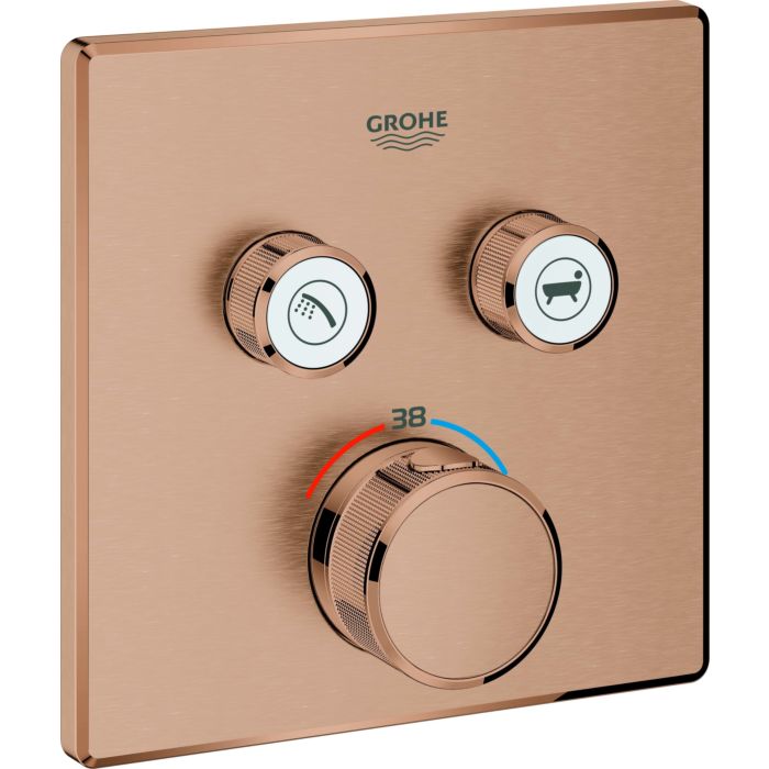 Grohe Grohtherm Smartcontrol Fertigmontageset 29124DL0 warm sunset ...