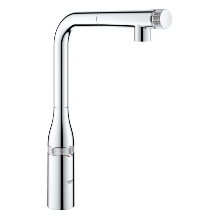 Robinet de cuisine Grohe Essence SmartControl 31615000 chrome, douche ...