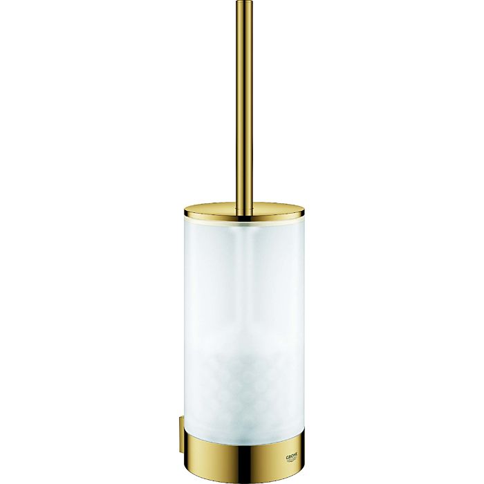 Grohe Selection WC brush set 41076GL0 cool sunrise, glass, wall ...