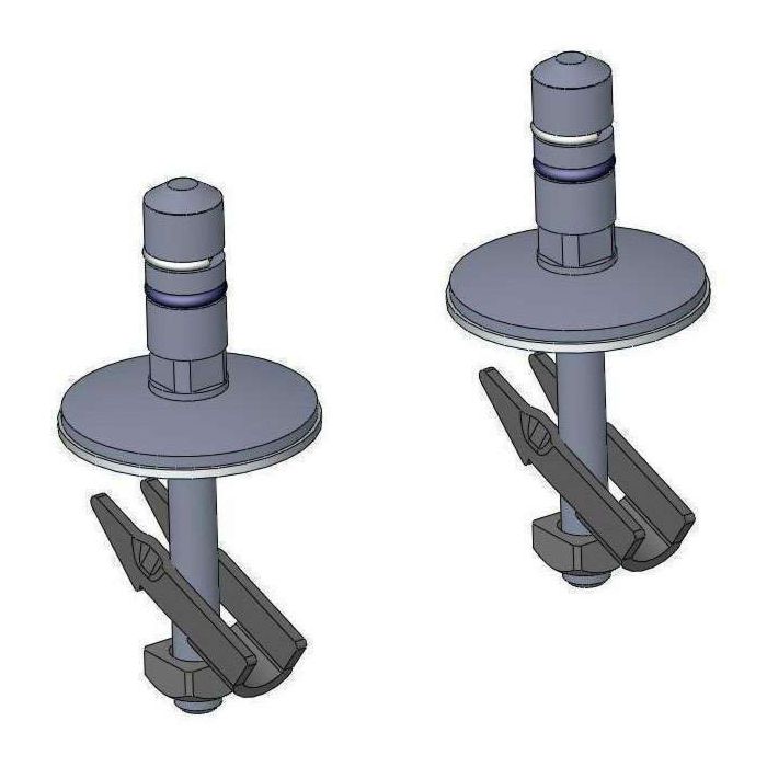 Haro BVO folding dowel hinge 407559 C0102G, stainless steel, pivot ...