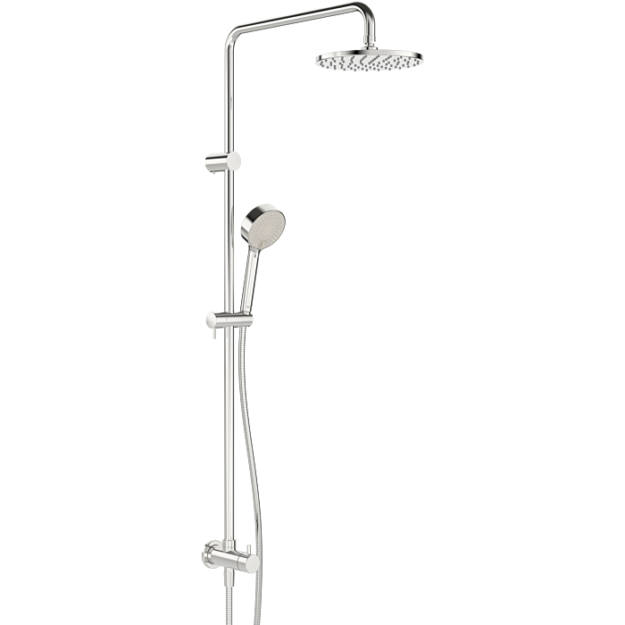 Hansa shower system Hansaviva chrome, direct connection to wall ...