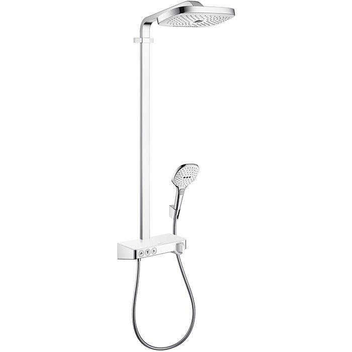 hansgrohe Raindance Select E 300 3jet Showerpipe 27127400 white/chrome