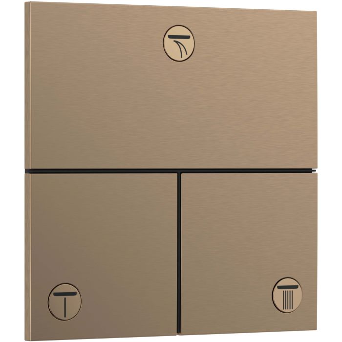 hansgrohe ShowerSelect valve 15573140 UP, pour 3 Verbraucher , bronze ...