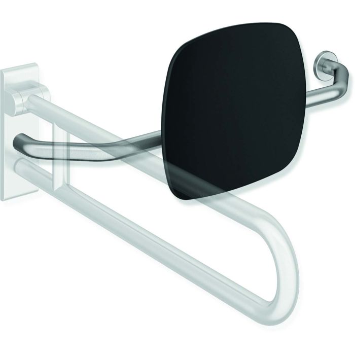 Hewi 805 Rückenstütze 805.51.927R92 Edelstahl, Griff rechts, Rosette ...