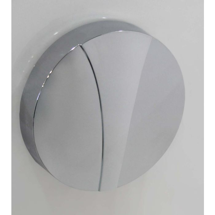 Hoesch combi waste/overflow fitting 6966.310 long, white