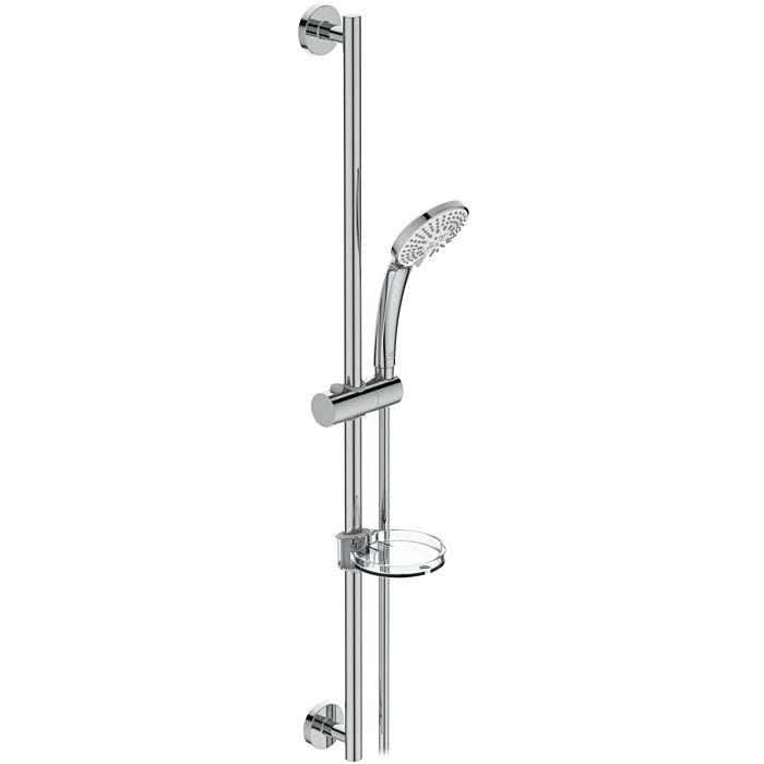 Ideal Standard Idealrain Brauseset B9417AA 90 cm M3, chrom, mit 3-Funktions-Handbrause