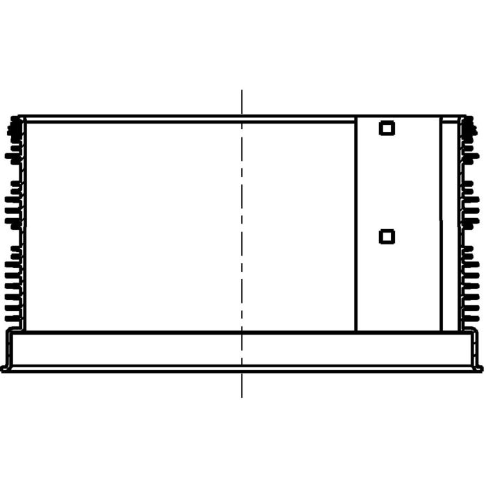 Jung Psv plastic shaft JP44403 D 1000-50 SG, with riser, for PKS-D1000