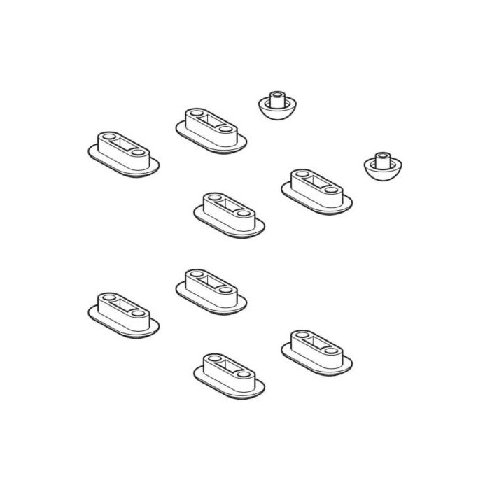 Geberit Set Ausgleichspuffer für WC-Sitz 242878001 zu Geberit AquaClean ...