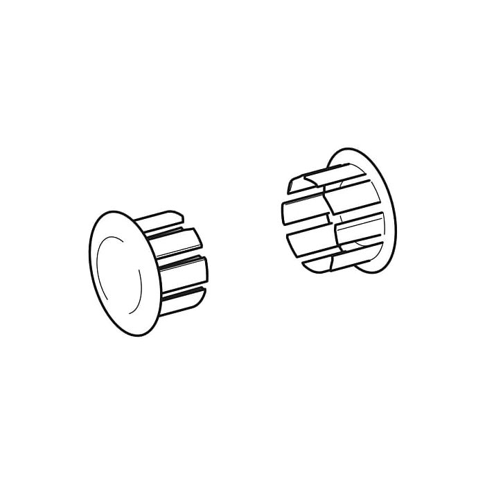 Geberit set of cover caps for attachment set 597195000 for wall WC and ...