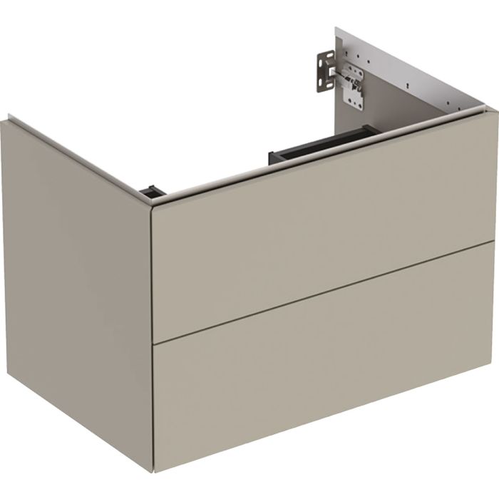 Geberit One 505262007 74 x 50.4 x 47 cm, greige/matt lacquered, 2 drawers