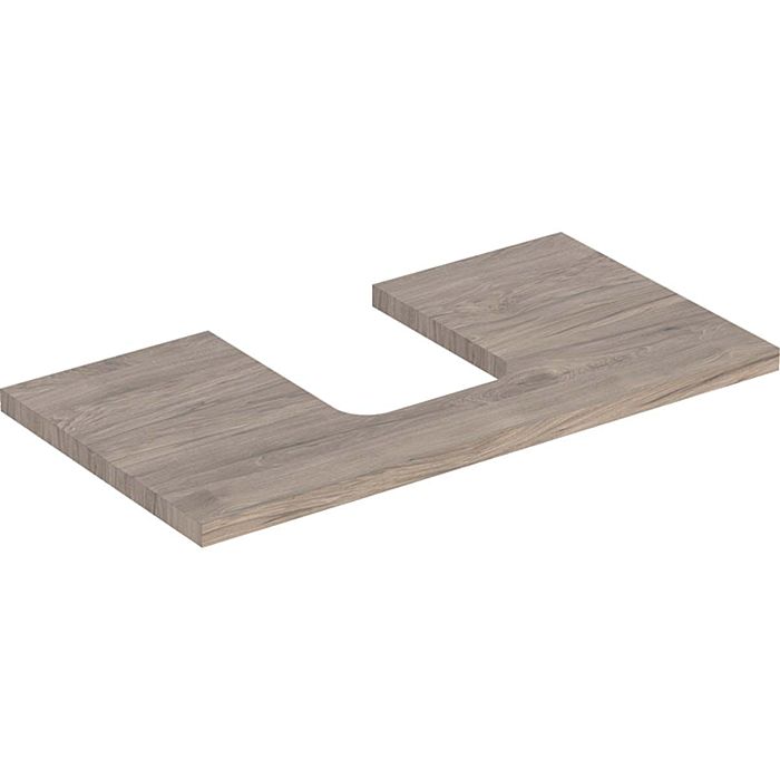 Geberit One Waschtisch-Platte 505273006 90 x 3 x 47 cm, Nussbaum ...