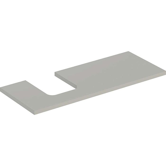 Geberit One plate 505295007 120 x 3 x 47 cm, greige/matt lacquered, cut ...